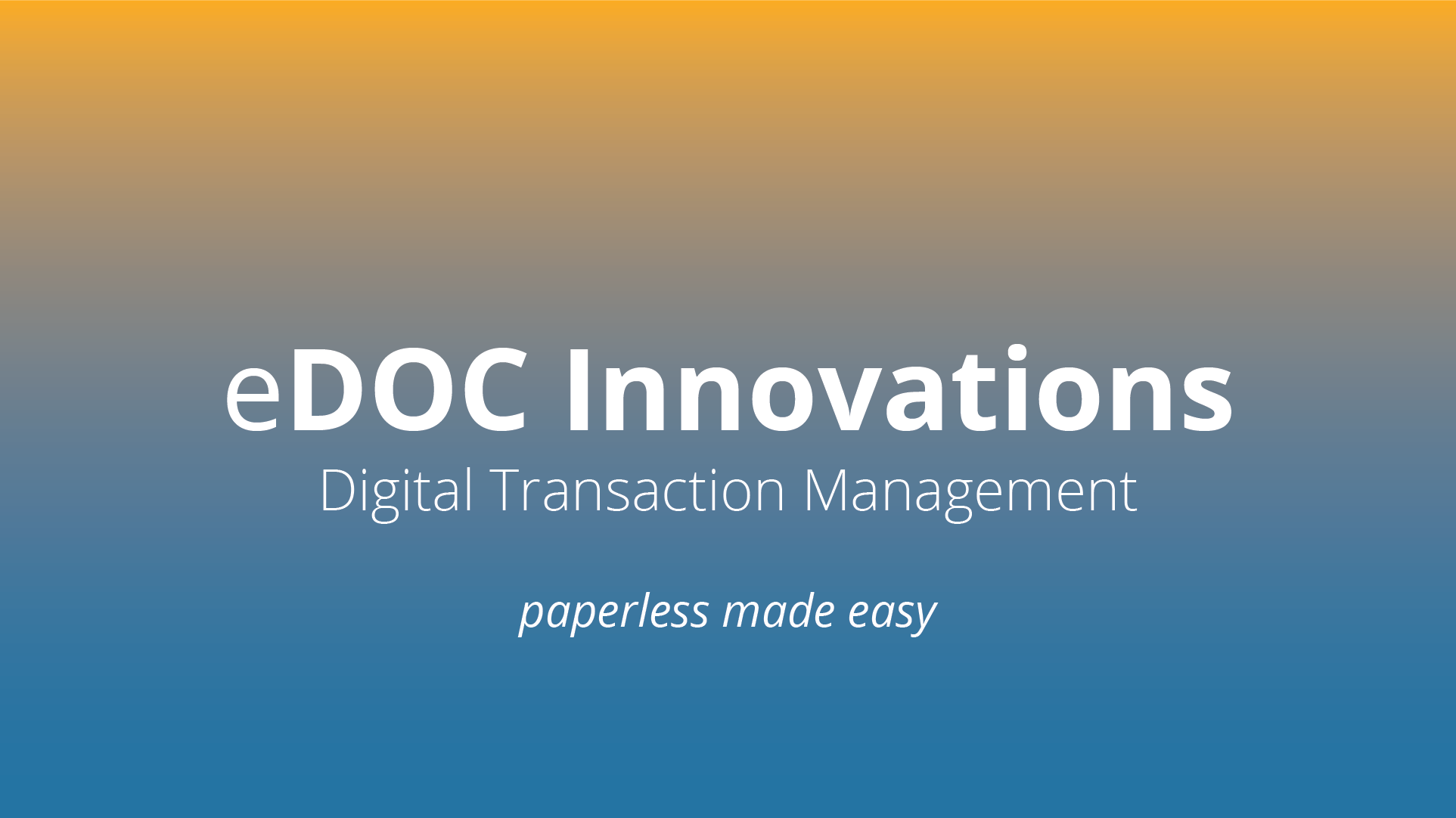 1 – eDOC Innovations
